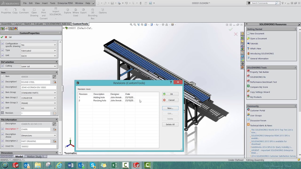 Customizing the revision table - YouTube