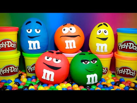 M&M's Surprise Eggs Play Doh