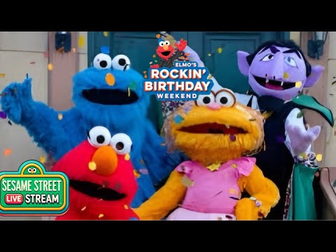 Elmo's Rockin' Birthday Bash | Sesame Place Live Stream - YouTube
