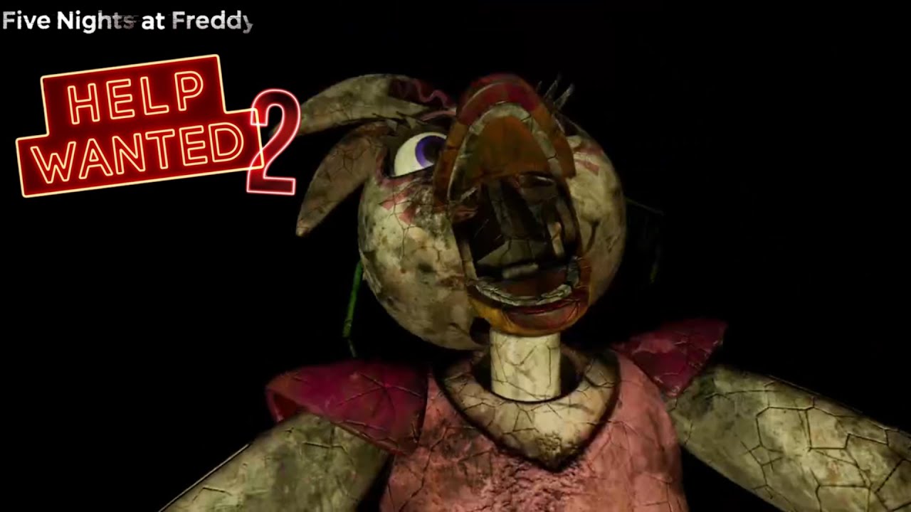 FNAF Help Wanted 2 p2 Ballora's gallery and feeding Chica - YouTube
