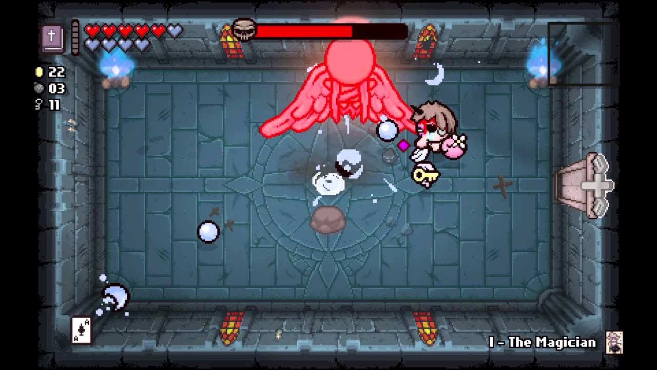 The Binding of Isaac: Rebirth #26 Angel key - YouTube