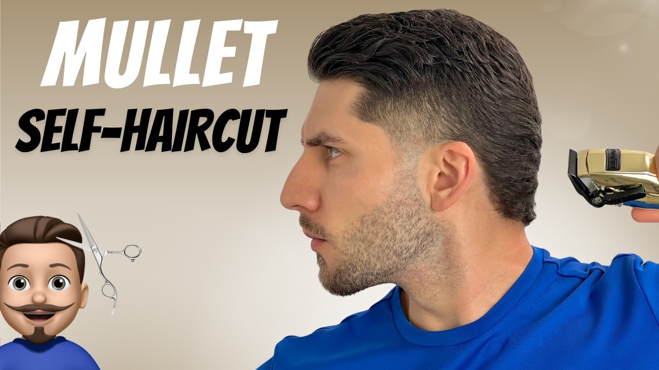 Combover Taper Mullet Self-Haircut Tutorial | How To Cut Your Own Hair ...