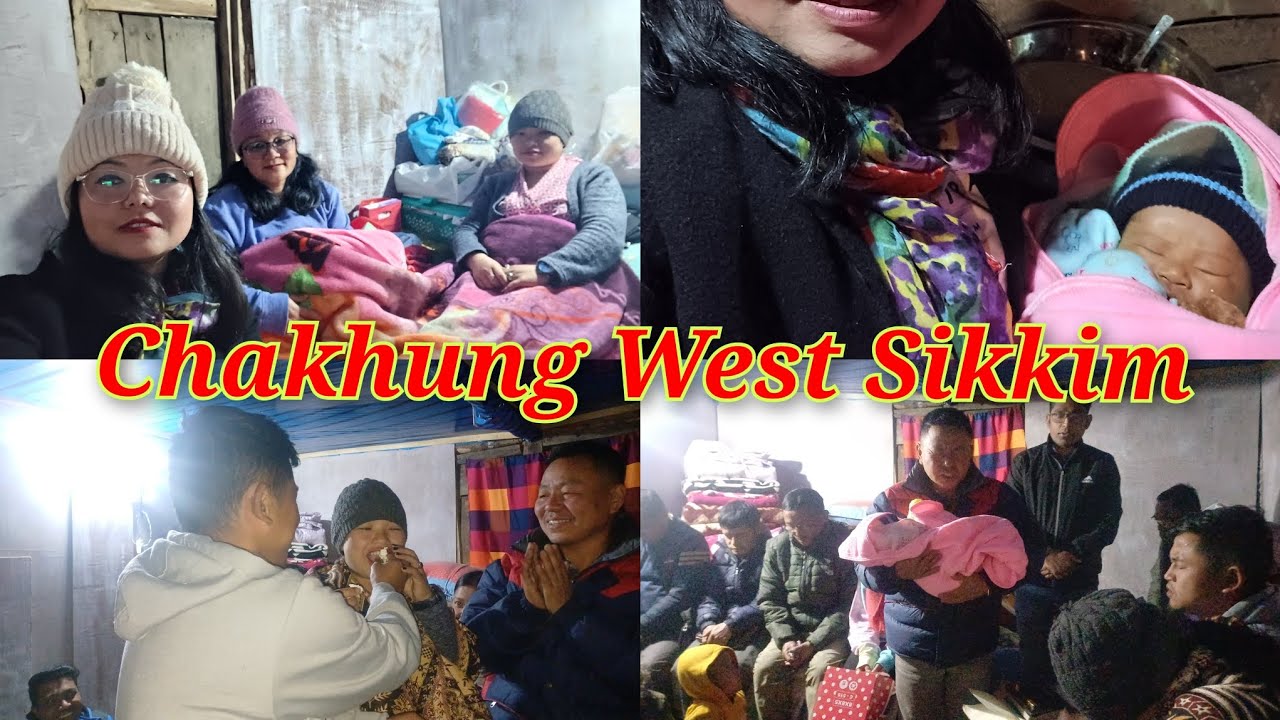 Chakhung West sikkim . Nani ko dedication ma gako😱Zoom ko bato ta ...