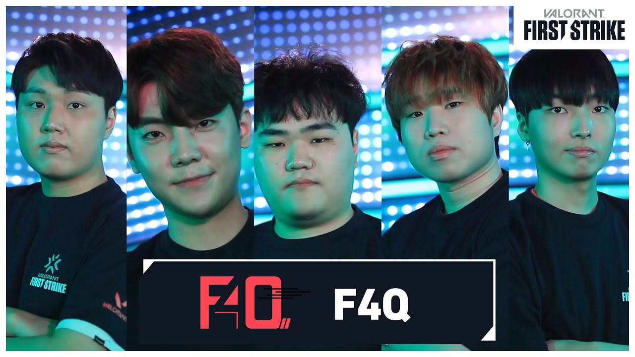 [Kor] F4Q 팀 소개 // 퍼스트 스트라이크 : 코리아 - 발로란트 - YouTube