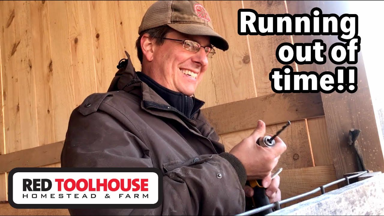 Can we FINISH building our farrowing barn in TIME??? - YouTube