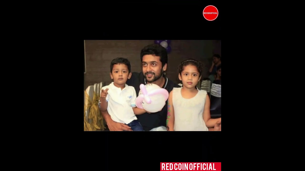 Actor Surya Son And Daughter Recent Photos