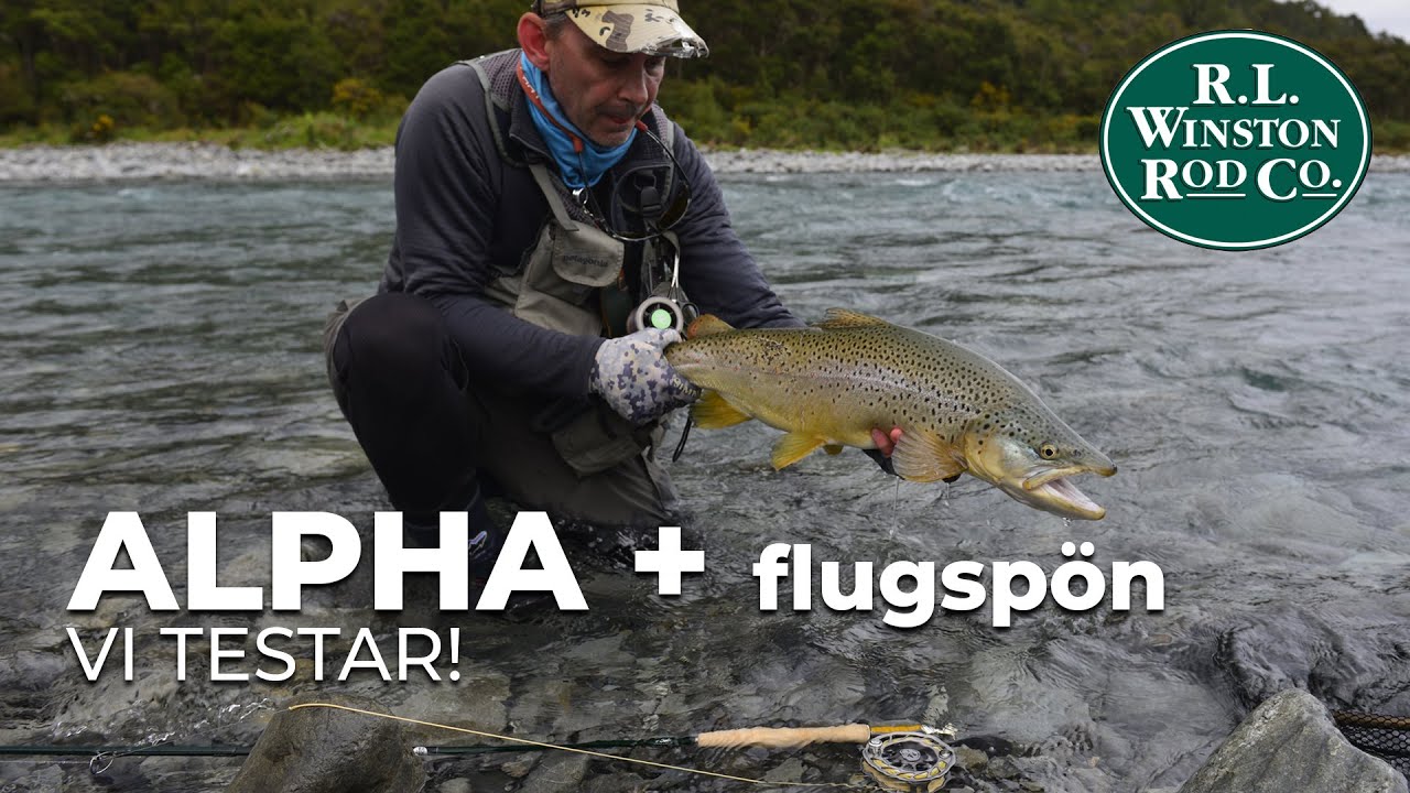 R.L. Winston ALPHA PLUS flugspö test - YouTube