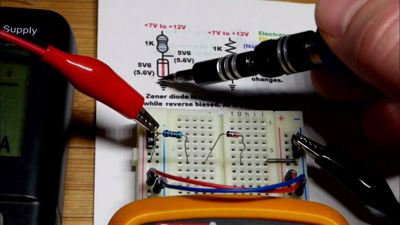 Zener diode basics for Beginners Learning Electronics by Electronzap - YouTube