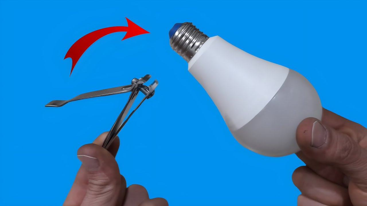 Unlocking Magic: Nail Clipper Transforms LED Bulbs! Prepare to be ...