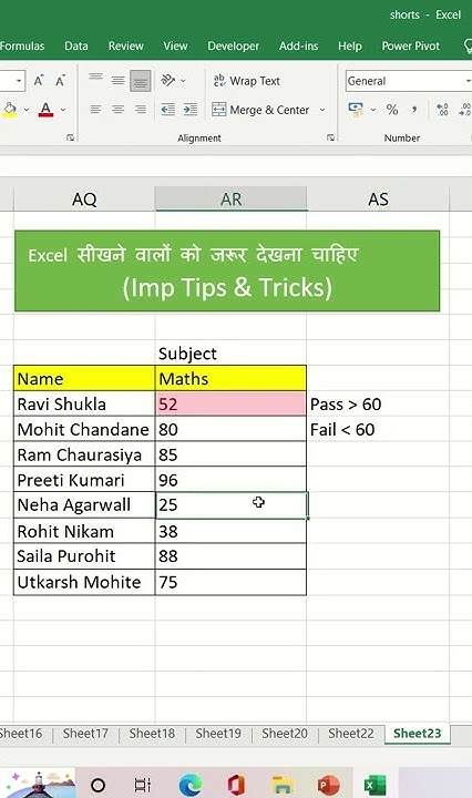 Conditional Formatting with PASTE SPECIAL Excel Trick🔥 #excel #exceltricks - YouTube