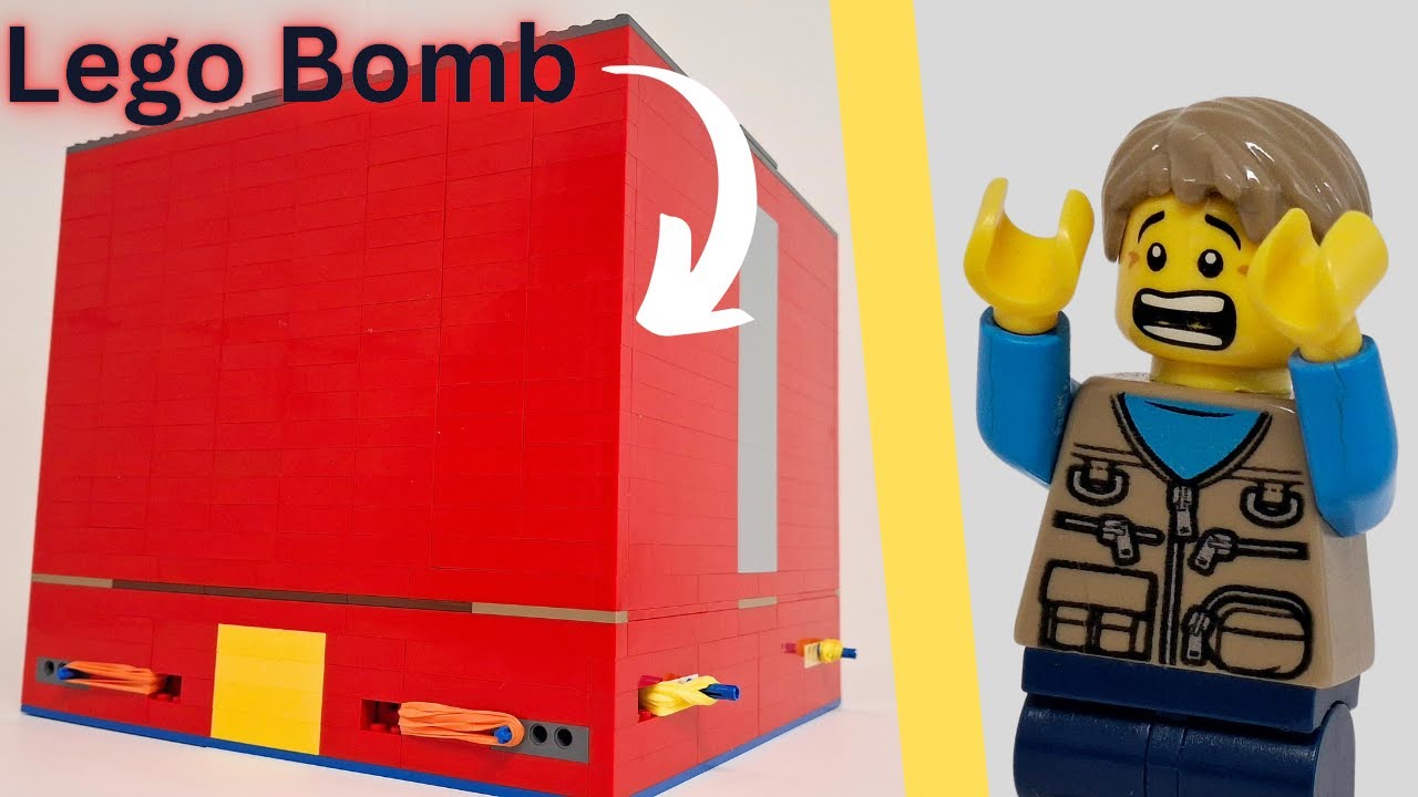 Can minifigures survive a LEGO BOMB ? - YouTube