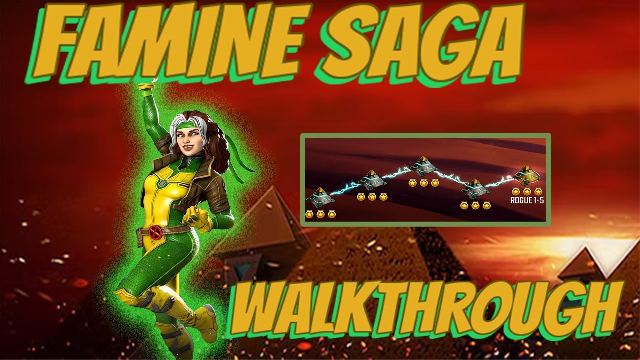 Rogue Famine Saga Walkthrough - Hard & Heroic Nodes- MSF - Marvel ...