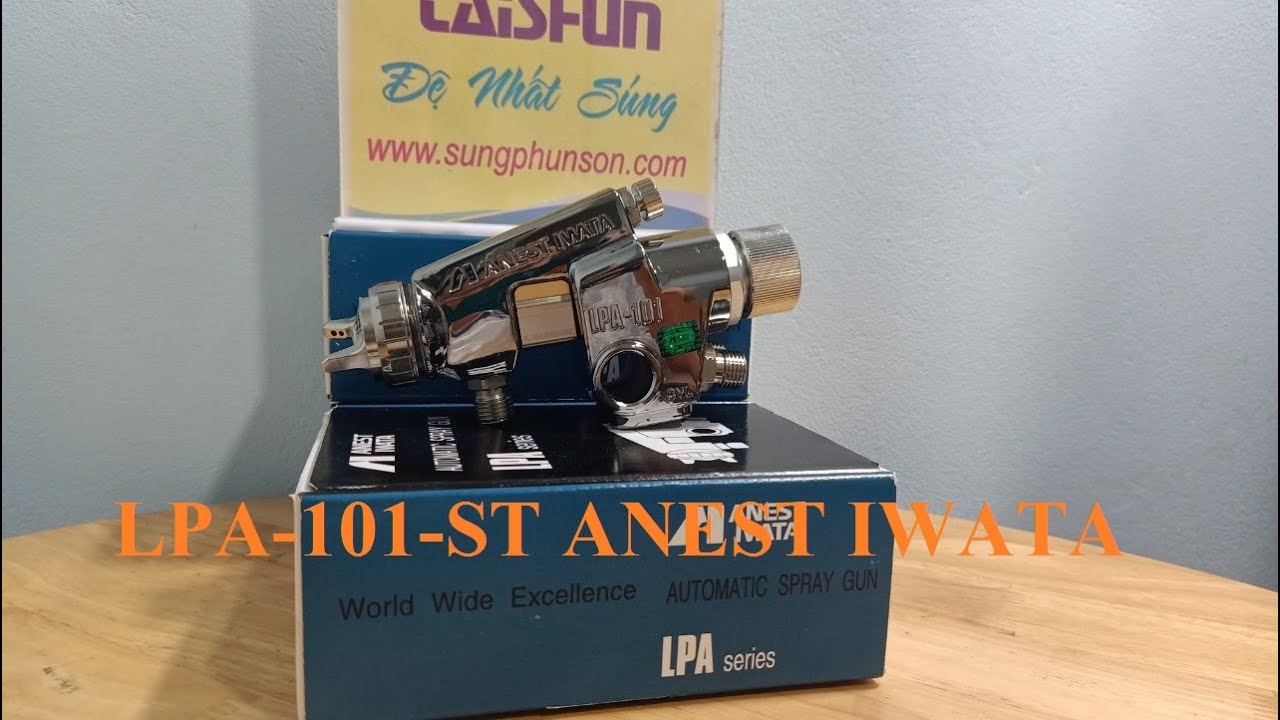 Anest Iwata automatic spray gun LPA-101-ST 0.5mm HVLP Made in Japan 0975557666 www.sungphunson ...