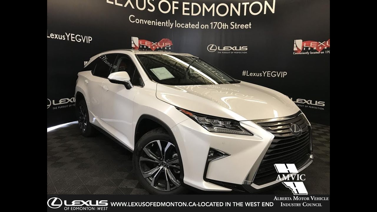 White 2018 Lexus RX 350L Executive Package 6 Passenger Review - South ...