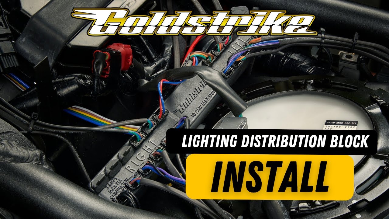 How to Install the Goldstrike Lighting Distribution Block for Honda ...