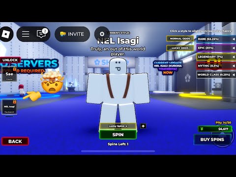 NEL isagi update in Blue Lock rivals (SHOWCASE OF MOVES) - YouTube