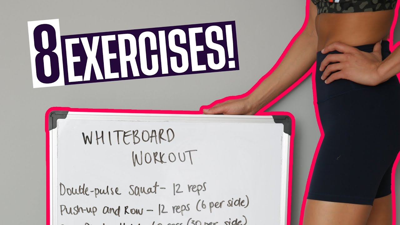 Gym or Home! My OG Whiteboard Workout! - YouTube