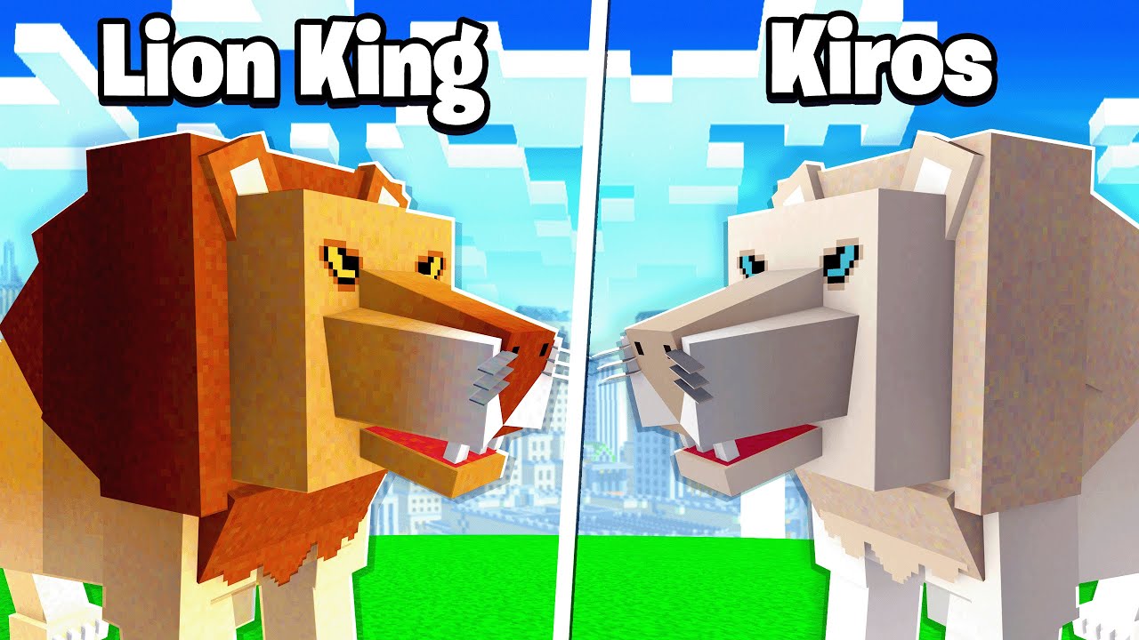 The Lion King VS Kiros In Minecraft - YouTube