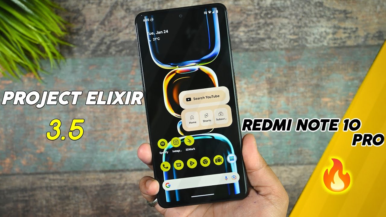 Project Elixir 3.5 update review for Redmi note 10 pro max - YouTube