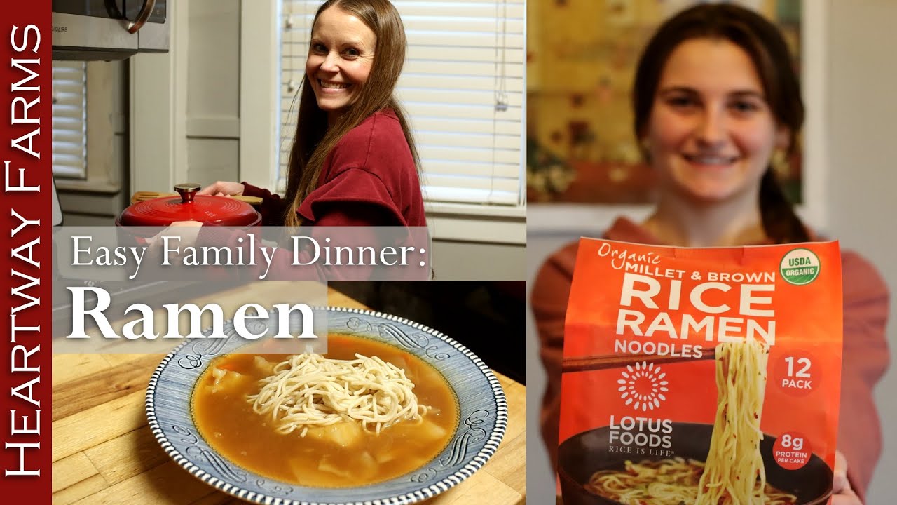 Homemade Ramen Stockpile Meal | Easy Meals From The Pantry | Family ...