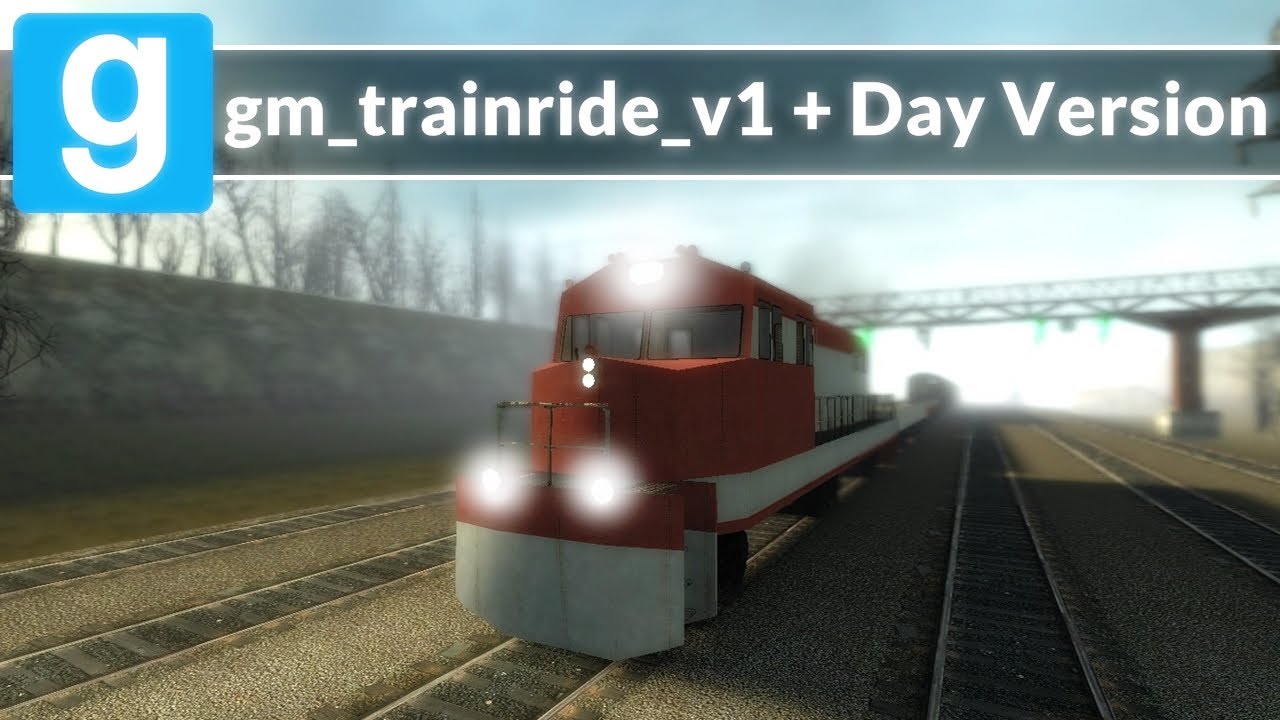 Gmod Map Showcase - Gm_trainride_v1 + Day Version - YouTube