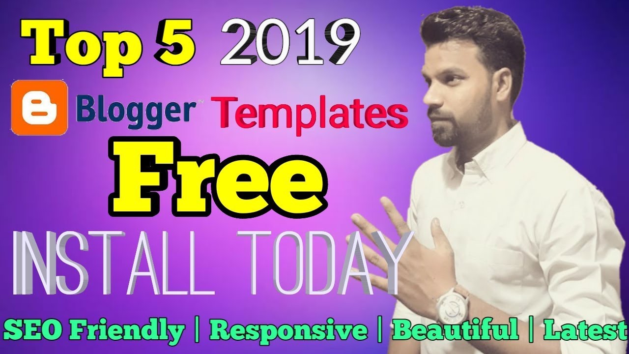 (HINDI) My Favorite Top-5 Blogger Templates Free Download | SEO ...