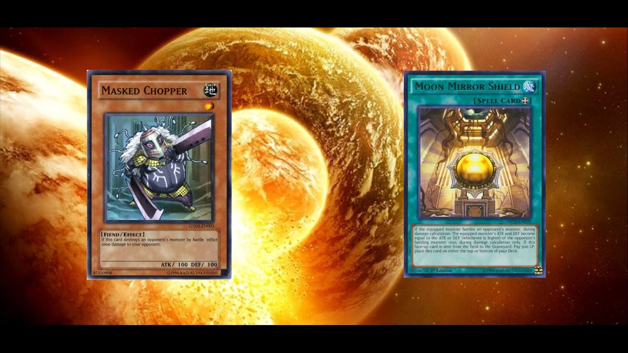 Masked Chopper + Moon Mirror Shield Devpro Duels + Deck Profile - YouTube