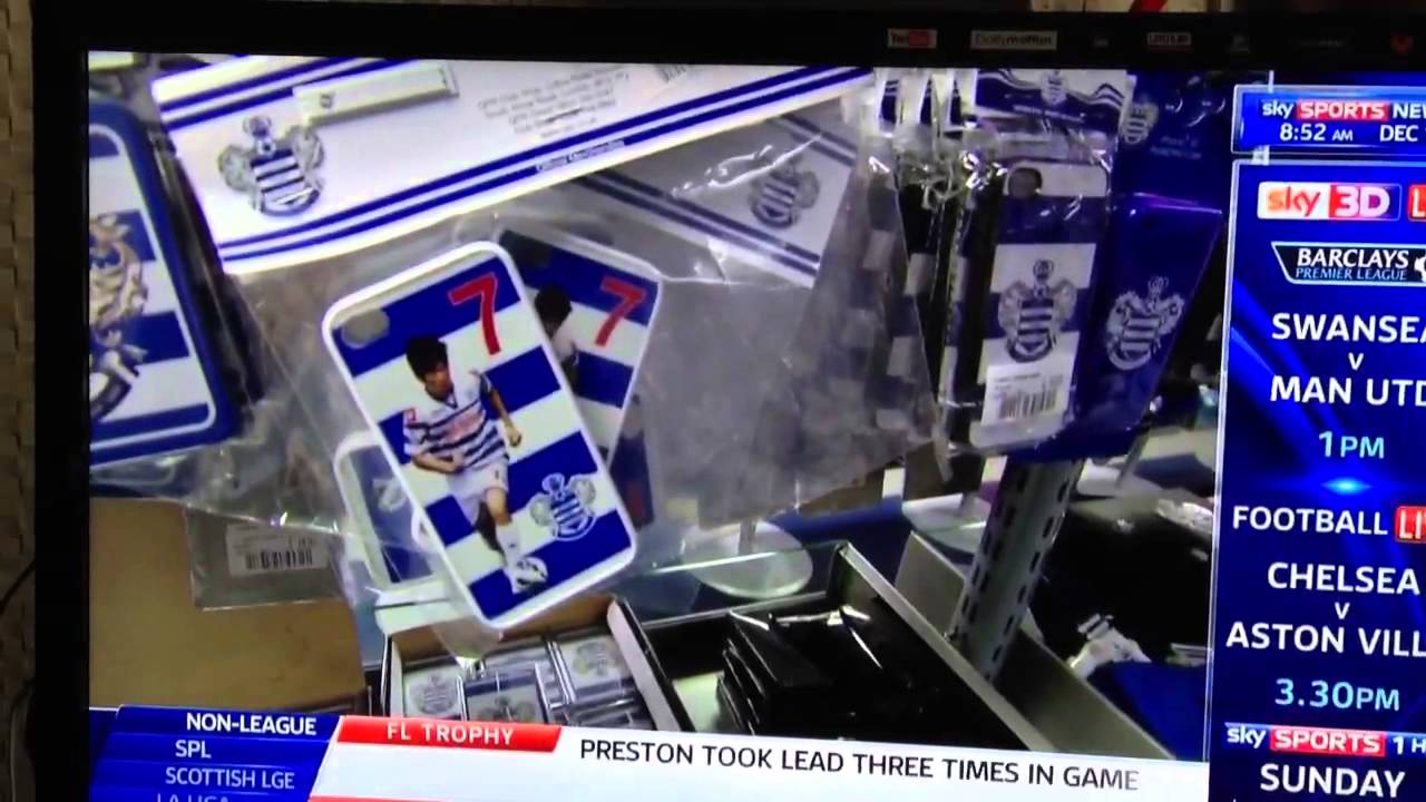 QPR club shop on SSN - YouTube