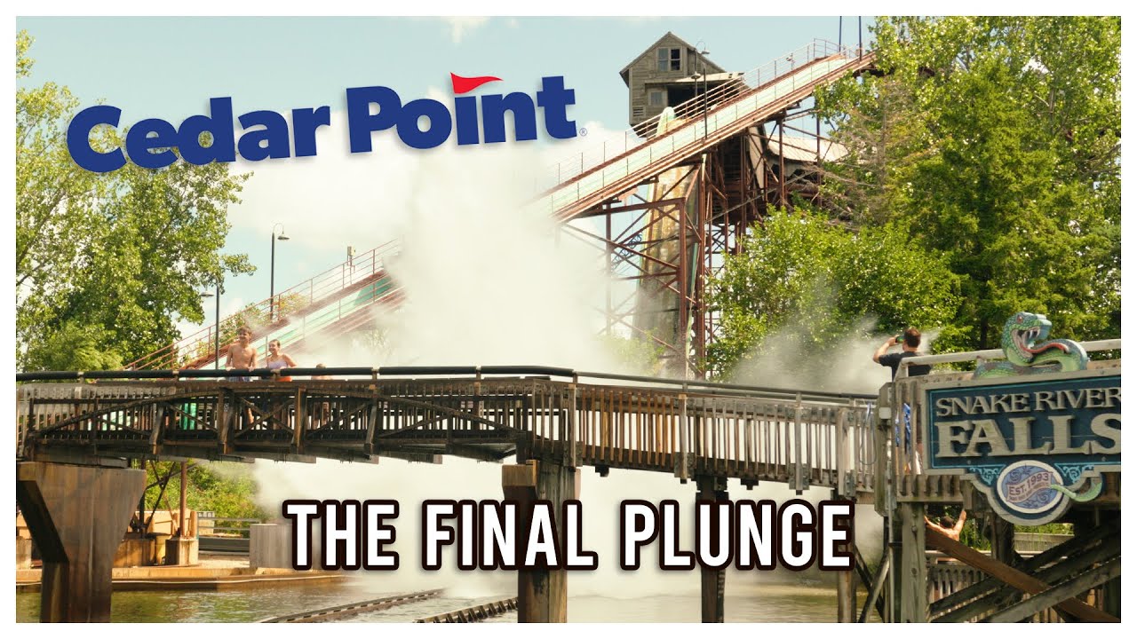 The LAST DAY EVER of Snake River Falls at Cedar Point - YouTube