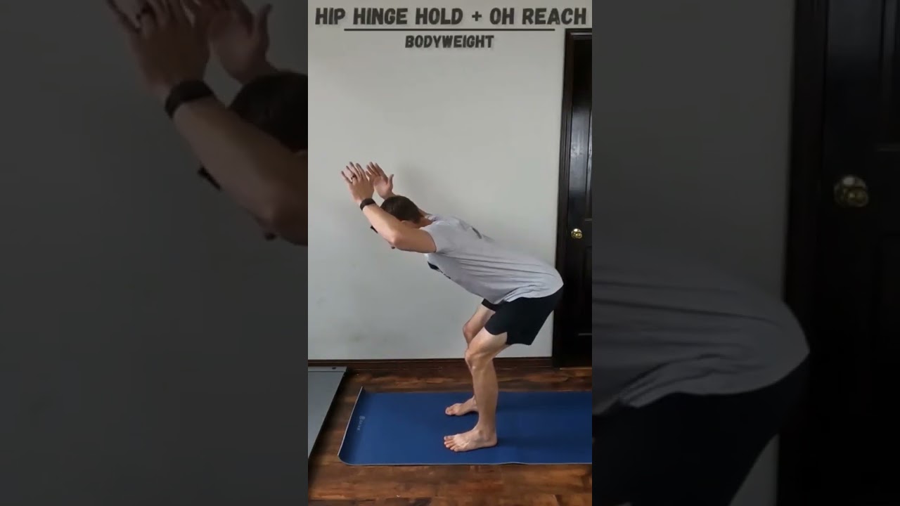 hip hinge to oh reach - YouTube