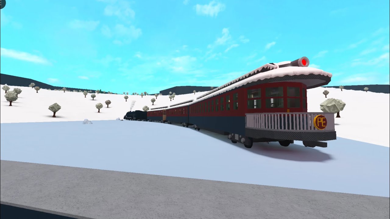 Polar express ice scene in Bloxburg! 100 sub special! - YouTube