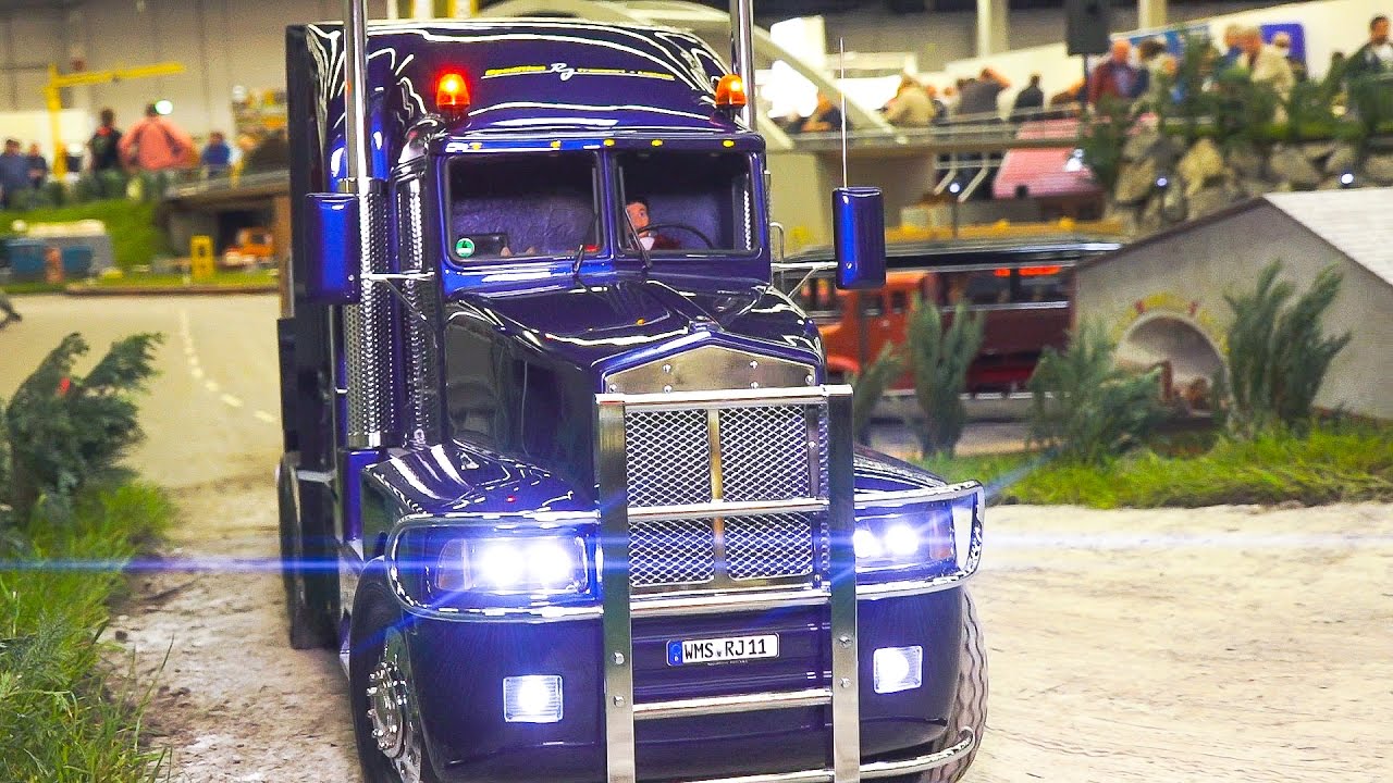 HUGE, HEAVY, LARGE!! GREAT SCALE RC MODEL TRUCK ACTION ...