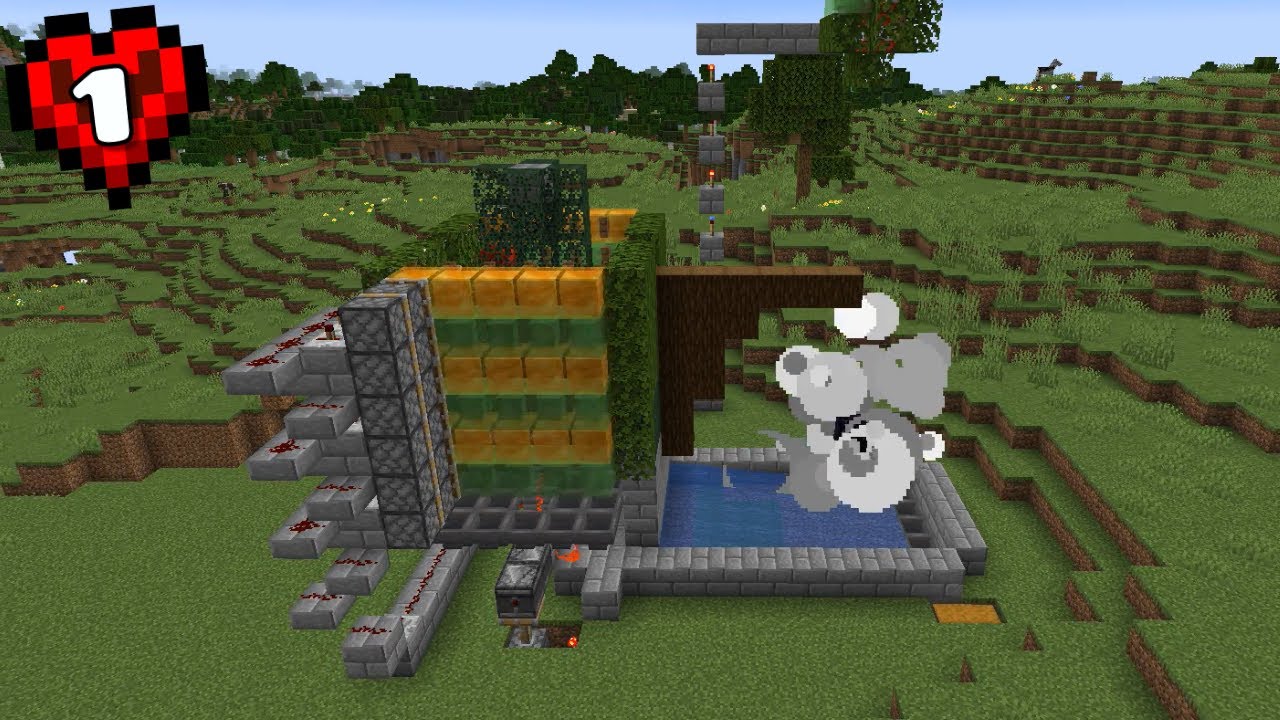 I Built An OP Tree Farm In Survival Minecraft! (1) - YouTube