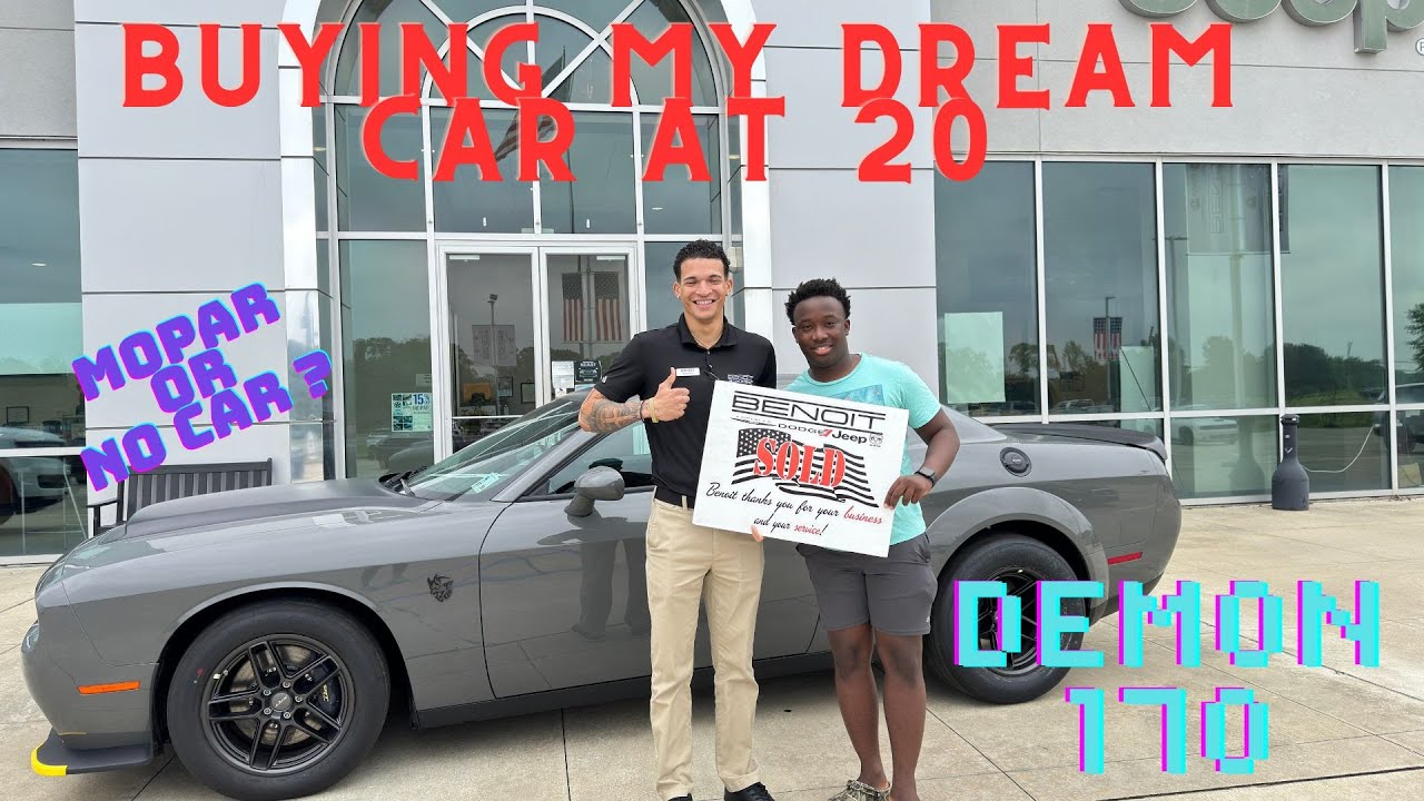 returning to youtube and buying dream car at 20 (Demon 170??) - YouTube
