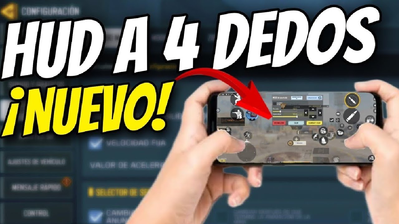 EL MEJOR HUD a 4 DEDOS de ARENA BREAKOUT| CÓMO HACER un HUD a 4 DEDOS ...