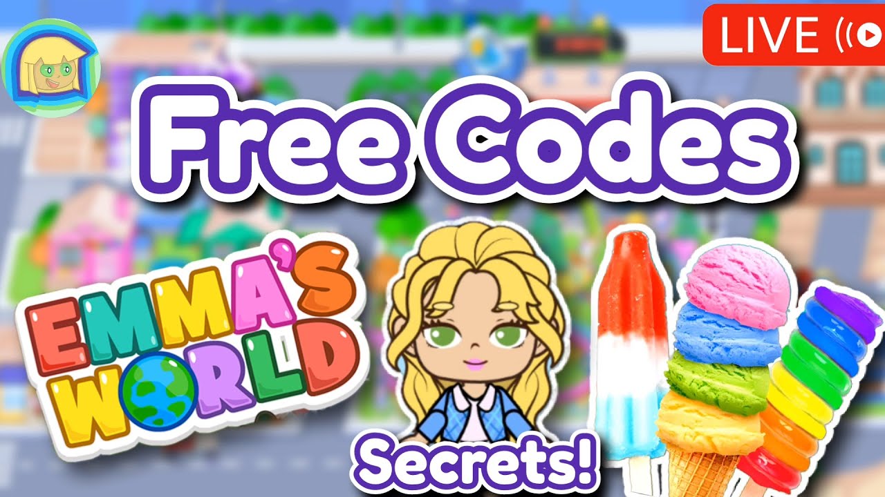 (LIVE) GIVEAWAY! Emma's World & Rainbow Ice Cream - Let's Play! - YouTube