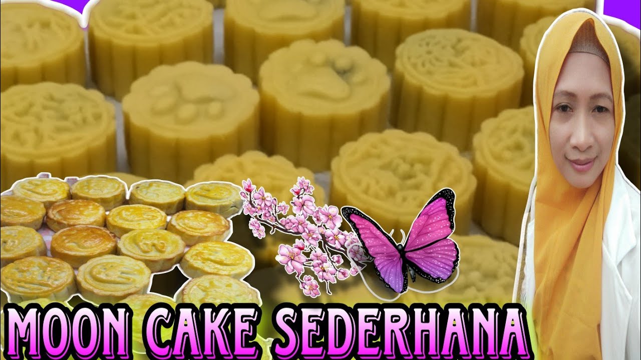 Cara membuat kue bulan sederhana ‼️ moon cake - YouTube