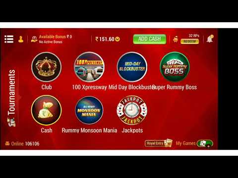 Rummy circle tournaments Super Rummy Boss - YouTube