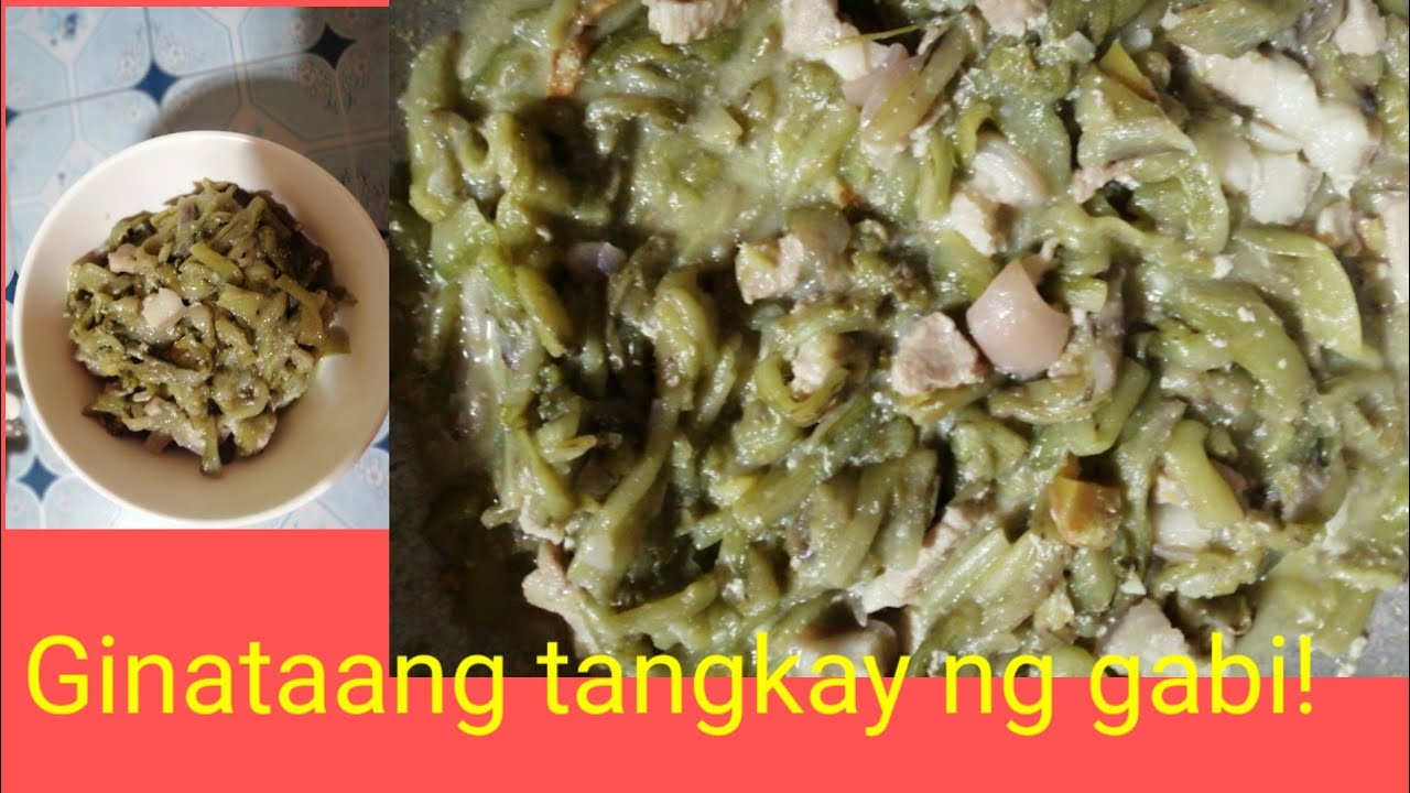 Ginataang tangkay ng gabi recipe|epi 11|LutongIlocana - YouTube