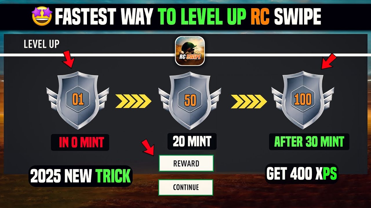 How TO Level Up Fast In Real Cricket Swipe🤫 | New & Easy Trick 2025 ...