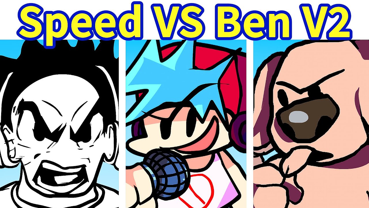 Friday Night Funkin': iShowSpeed VS Ben V2 FULL WEEK [Ben The Talking ...