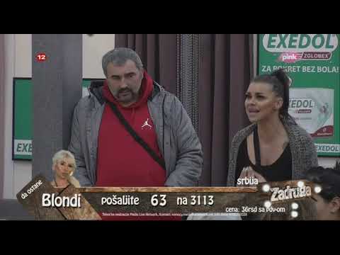 Zadruga 2 - Zerina pobesnela kada je videla Banetove lažne suze - 16.11.2018.
