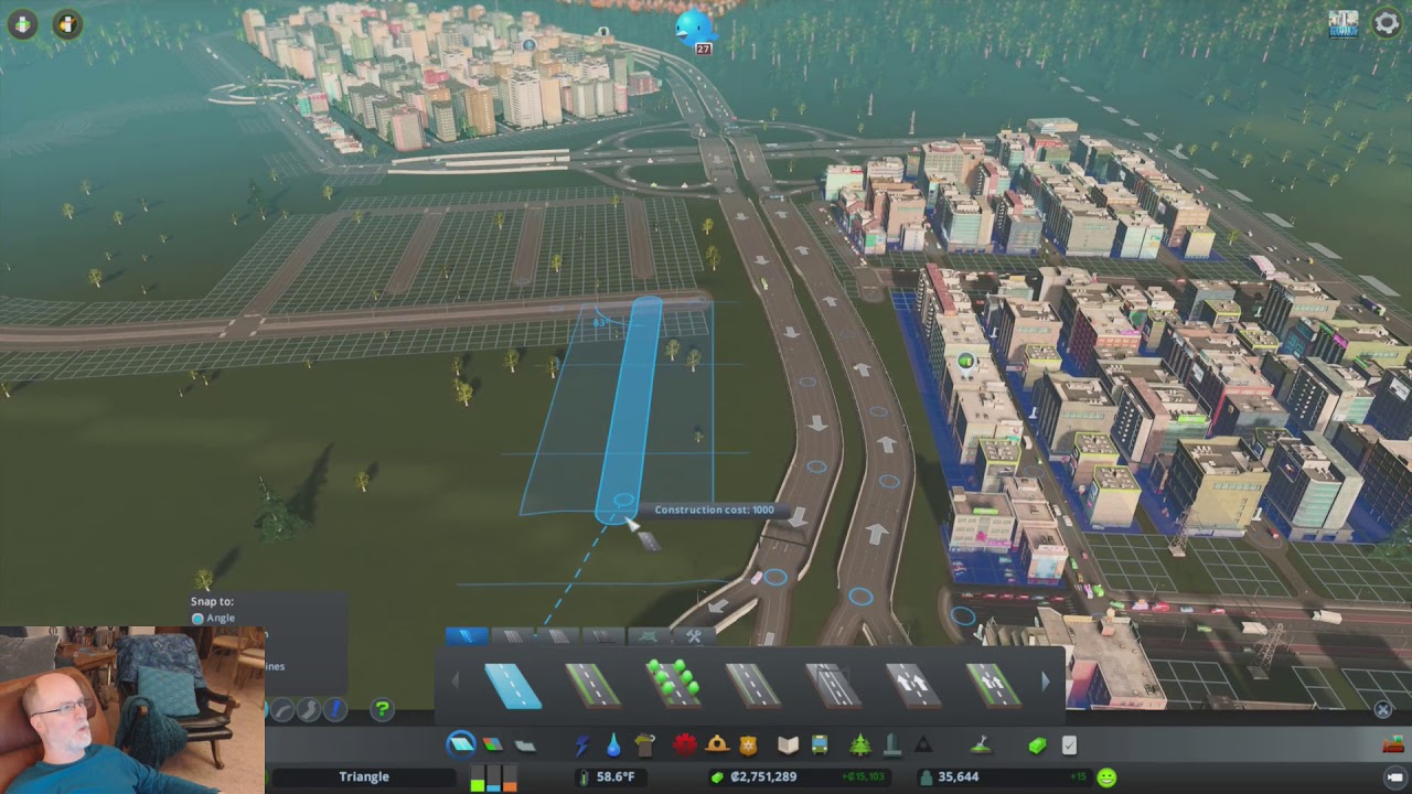 Cities Skylines Triangle Method Day 5 - YouTube