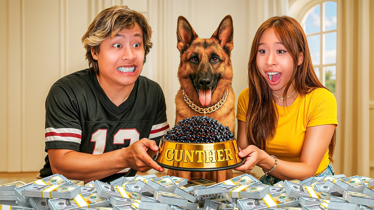 My Spoiled Sister Meets the World’s Richest Dog! (Gunther) - YouTube