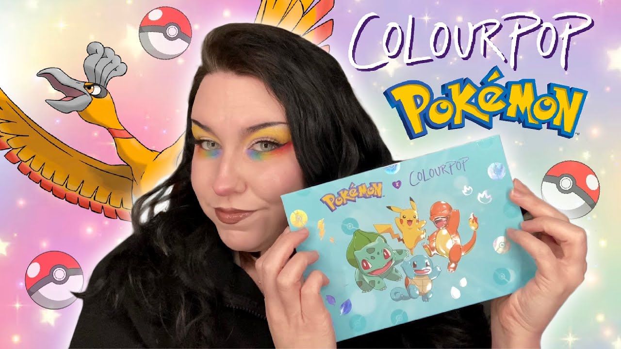 COLOURPOP X POKÉMON Eyeshadow Palette Review (As A Pokemon Fan For Over ...