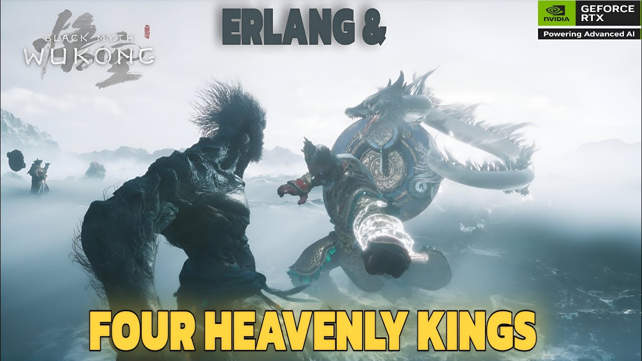 ERLANG SHEN & THE FOUR HEAVENLY KINGS - BLACK MYTH WUKONG | - YouTube