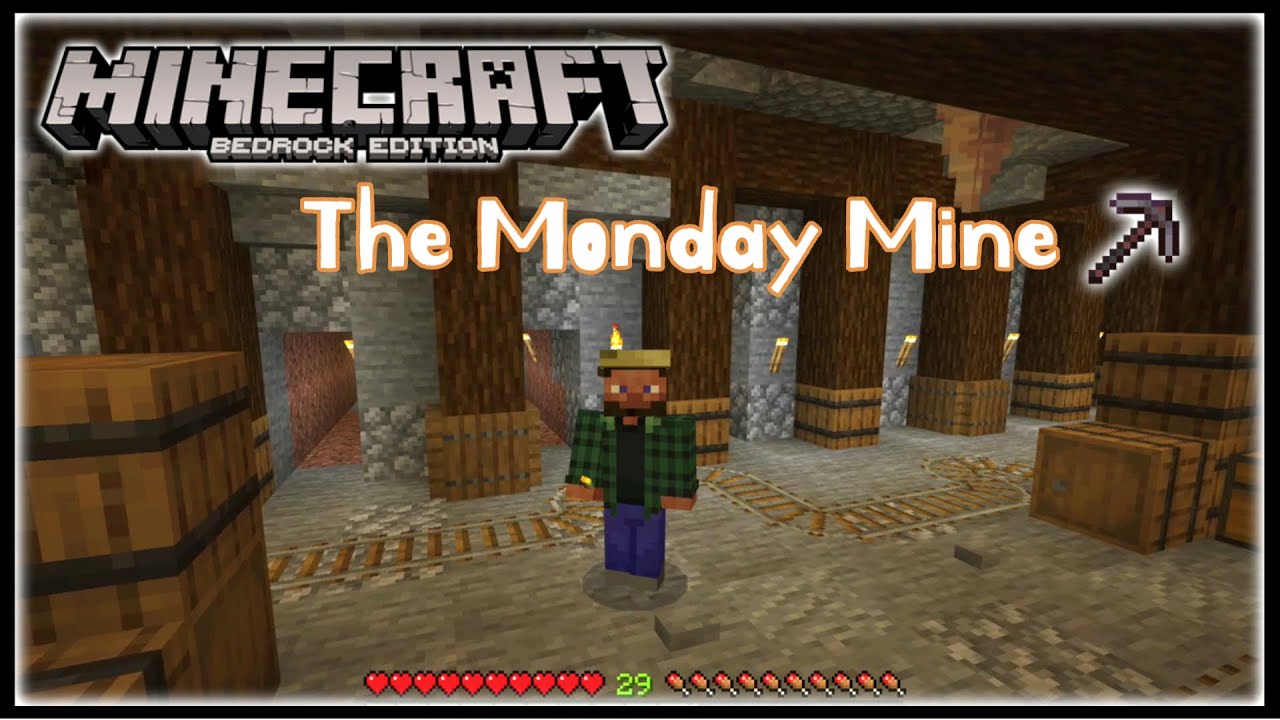 The Monday Mine - (Minecraft Bedrock Edition 1.19) - YouTube