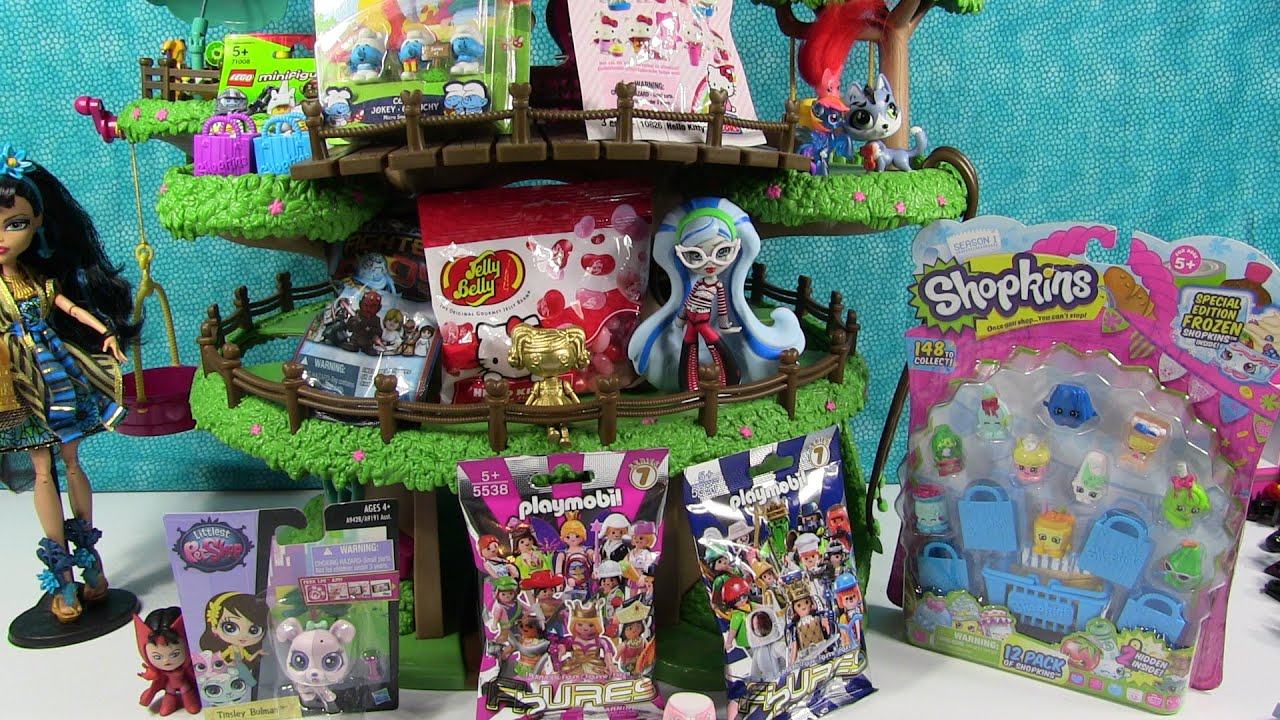 Blind Bag Treehouse Shopkins LPS MLP Playmobil Jelly Belly Lego ...