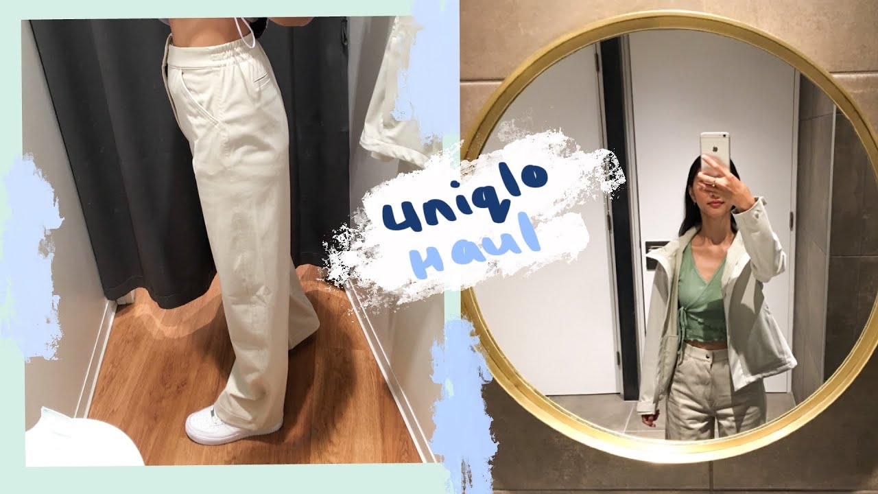 Uniqlo try on haul *not sponsored - YouTube
