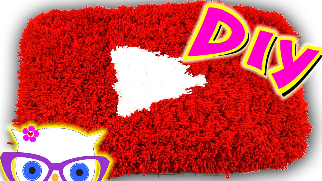 DIY Youtube Button Rug - Timelapse - YouTube
